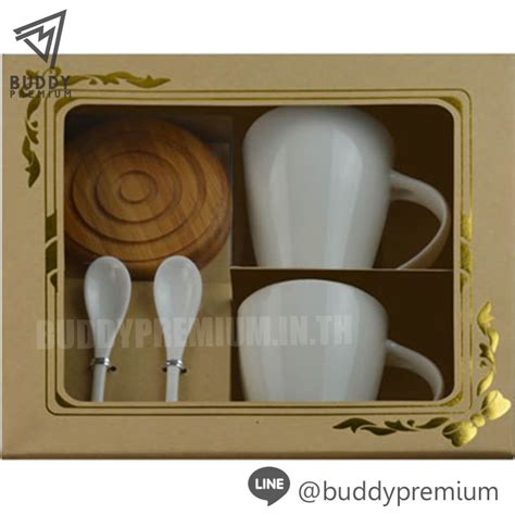 ชุดแก้วกาแฟพร้อมจานรอง Cmb110 • ของขวัญปีใหม่ ของที่ระลึก