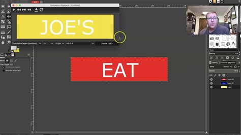Creating A Simple Animated  With Gimp Youtube