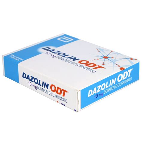 Dazolin Odt Donepezilo Clorhidrato 10 Mg 30 Comprimidos Dispersables