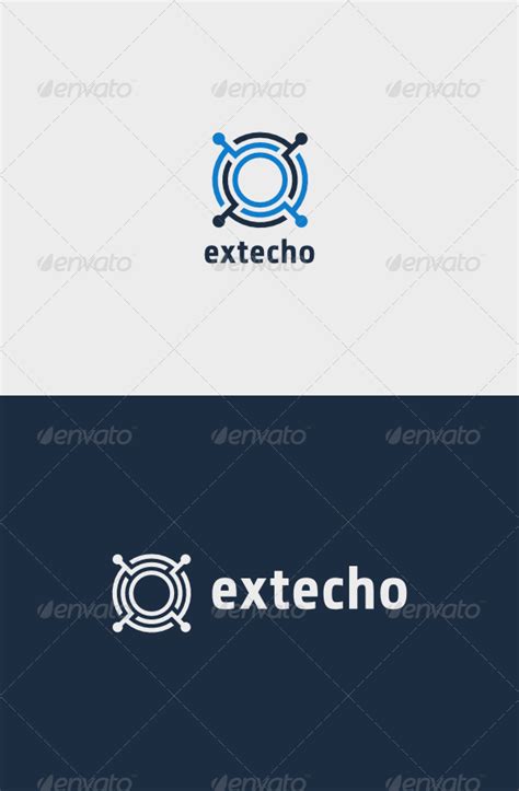 Tech Circle Logo Circle Logos Logo Templates Logo Design Template