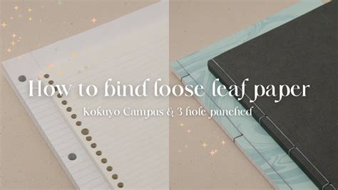 Loose Leaf Binder Notebook At Winifred Thompson Blog