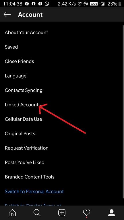 How To Link Or Unlink Facebook Account From Instagram App H2S Media