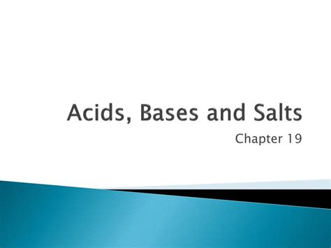 PPT Acids Bases And Salts PowerPoint Presentation Free Download ID