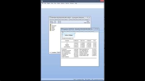 Outlier Detection In Eviews Youtube
