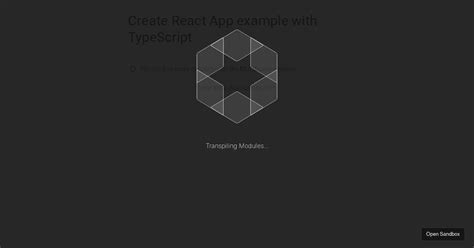 Create React App With Typescript Codesandbox Create React App With Typescript Codesandbox