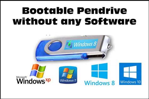 how to make bootable pendrive without any software css master