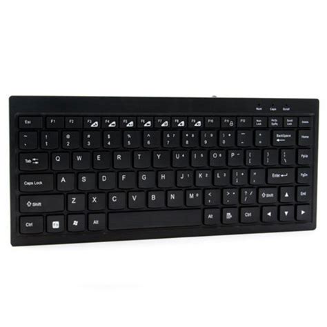 Mini Chiclet Keyboard Usb Wired Black