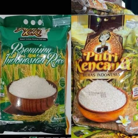 Jual Beras Putri Koki And Putri Kencana Kemasan 5kg Shopee Indonesia