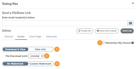 New Look How To Send A FileShare Link Support Center