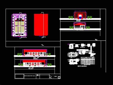 Event Center In Autocad Cad Library