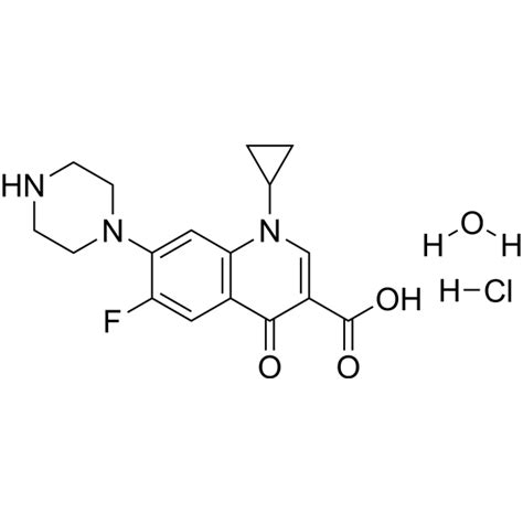 Ciprofloxacin Hydrochloride Monohydrate Standard Topoisomerase Iv