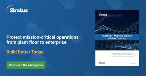 Stratus Technologies On Linkedin How To Build Better Hmiscada