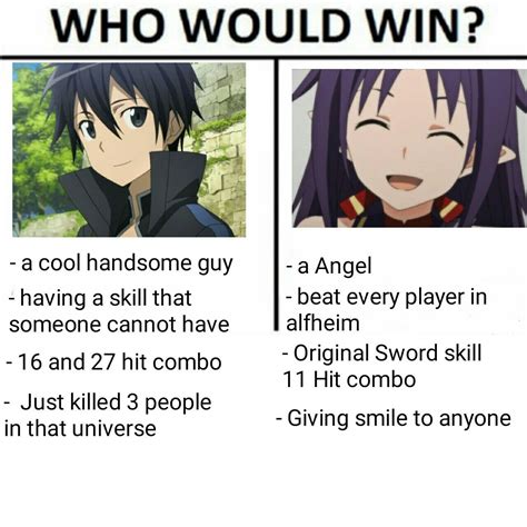 Sao Kirito Memes