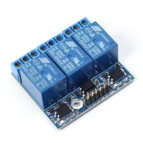 3 Channel Relay Module With Optocoupler Isolation Opto Isolated Compatible 3 3V 5V Signal High