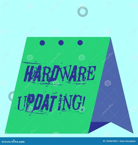 word writing text hardware updating business concept for process of replacing a product with a