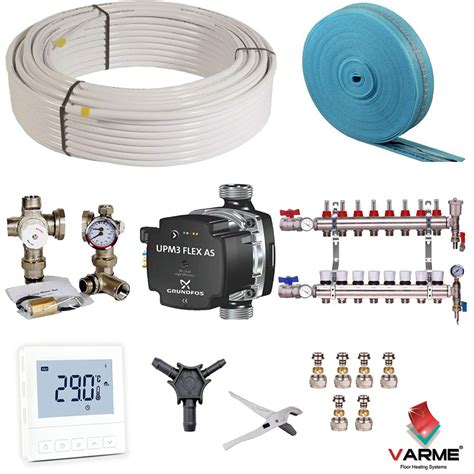 Varme Water Underfloor Heating System With Thermostat 1