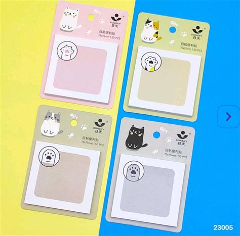 Cute Kawaii Sticky Notes And Post Its Inkarto