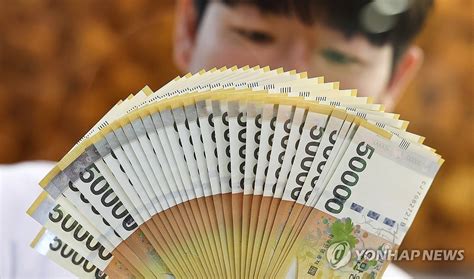 5만원권 지폐 어디로현금 증가율 최저 한국경제