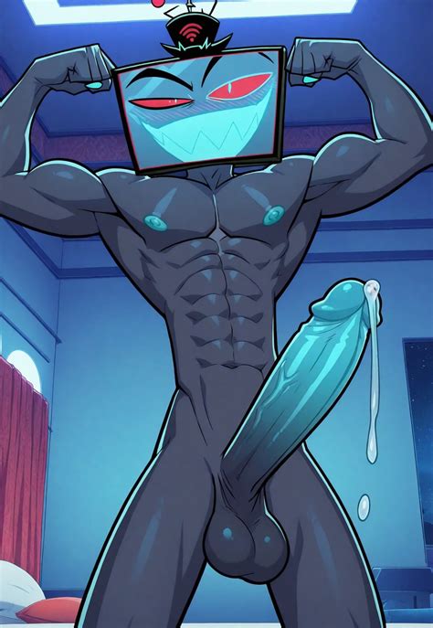 Rule 34 Abs Ai Generated Bara Big Balls Blush Gay Glistening Hazbin