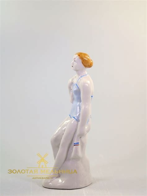 Фарфоровая статуэтка Девушка купальщица Пловчиха в Санкт Петербурге цена 5990 руб — купить с