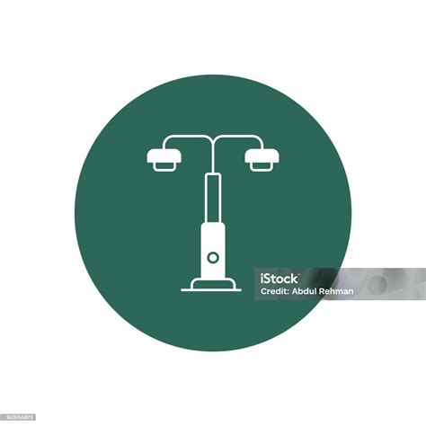 쉽게 편집하거나 수정할 수 있는 트렌디한 배경색이 있는 깜박이는 빛 벡터 아이콘 0명에 대한 스톡 벡터 아트 및 기타 이미지 0명 가로등 벡터 Istock