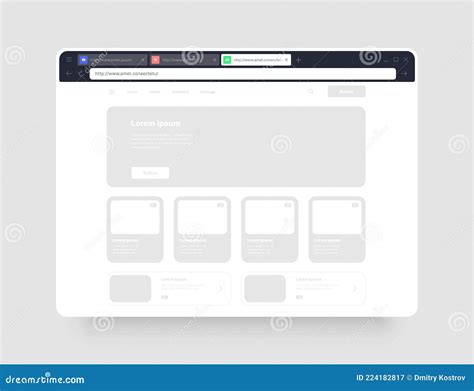 Wireframes Screens Dashboard Ui And Ux Kit Design Vector Illustration
