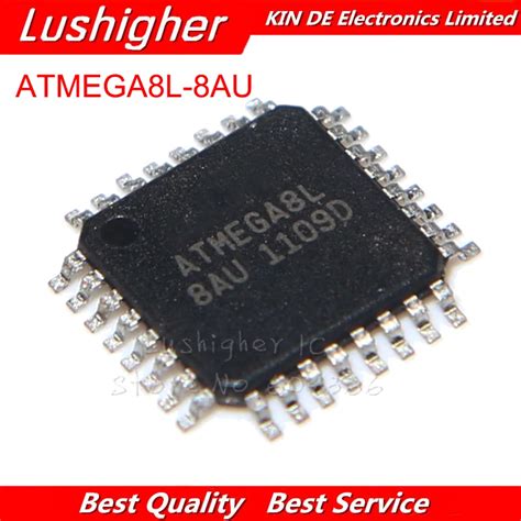 50pcs Atmega8l 8au Atmega8 Au Qfp Atmega8l Tqfp32 Programmable Flash