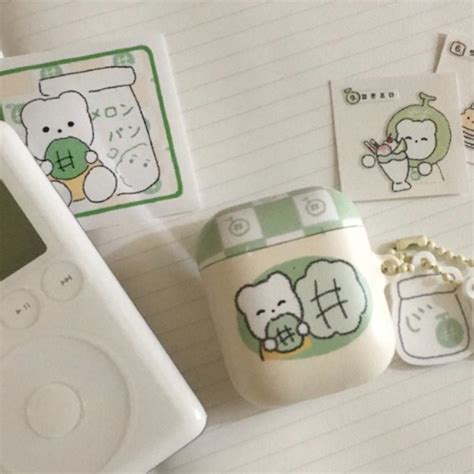 소소로와 히나쿠우 멜론빵 에어팟 버즈 케이스 5type 위시버킷