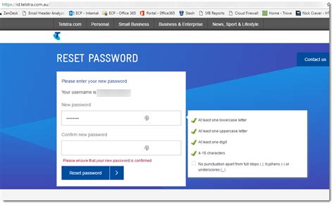 Password Requirements Shaming Telstra This Is From Https Id Telstra Com Au