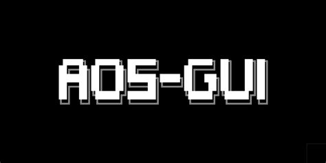 GitHub AOS GUI AOS GUI AOS GUI A Cross Platform Shell For Modern