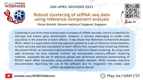 Robust Clustering Of Scrna Seq Data Using Reference Component Analysis