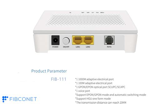 Optical Network Unit EAM IT Fibconet Communicate
