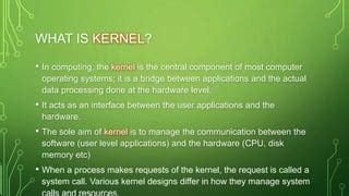 Kernel OS PPT