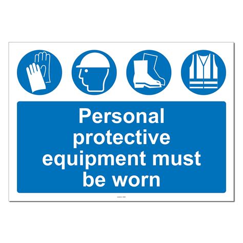 Multi Ppe Safety Sign Sg World