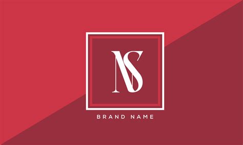 Alphabet Letters Initials Monogram Logo Ns Sn N And S 10810102 Vector