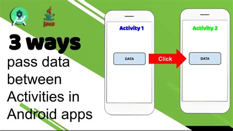 3 Ways Pass Data Between Activity In Android Application Youtube