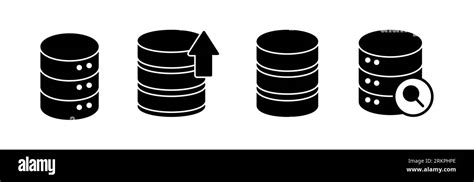 Database Icon Vector Server Icon Storage Stock Vector Image And Art Alamy