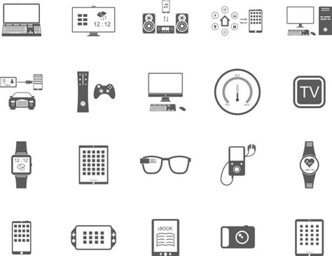 Smart Home System With Electronic Devices Vector Image