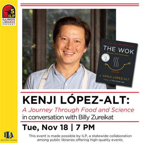 Kenji López Alt A Journey Through Food And Science St Charles