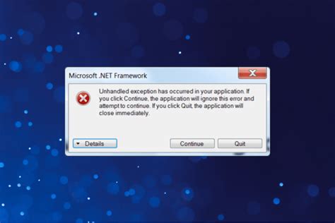 Error De Excepción No Controlada 5 Soluciones Rápidas
