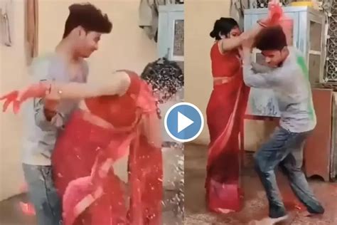 Devar Bhabhi Video The Perfect Devar Bhabhi Holi Act On Bhabhi Ke Sang Holi Me Song Is Making