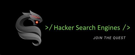 Hacker Search Engines Th3h4ckingqu3st