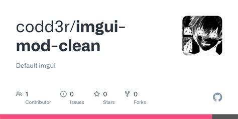 Github Codd3rimgui Mod Clean Default Imgui