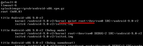 Installing Android X86 90 R2 On Vmware Boardor