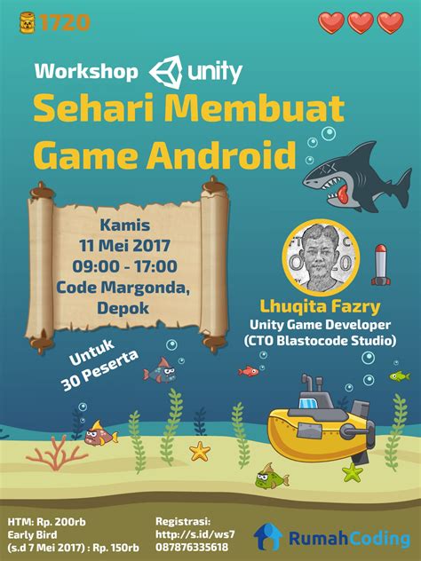 Workshop 7 Membuat Game Android Untuk Pemula Menggunakan Unity Blog Rumah Coding