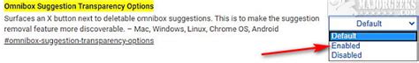 How To Delete Chrome Address Bar Suggestions With Mouse MajorGeeks