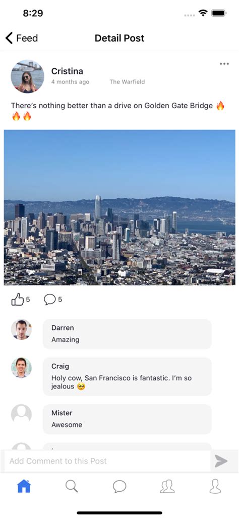 React Native Social Network Instamobile