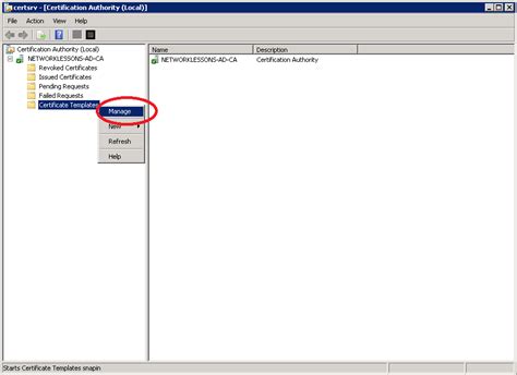 Microsoft Active Directory Certificate Services Templates For Teachers