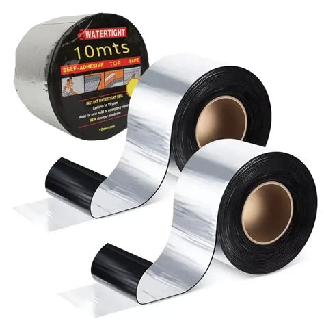 Kuangye Pack 3 Cinta Sellador Techo Betún Impermeable Tapa Gotera