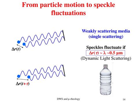 Ppt Diffusing Wave Spectroscopy And µ Rheology When Photons Probe
